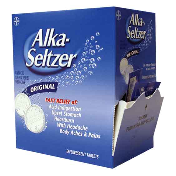 Alka Seltzer 2-pack 50ct Dispenser Box - CB Distributors, Inc.