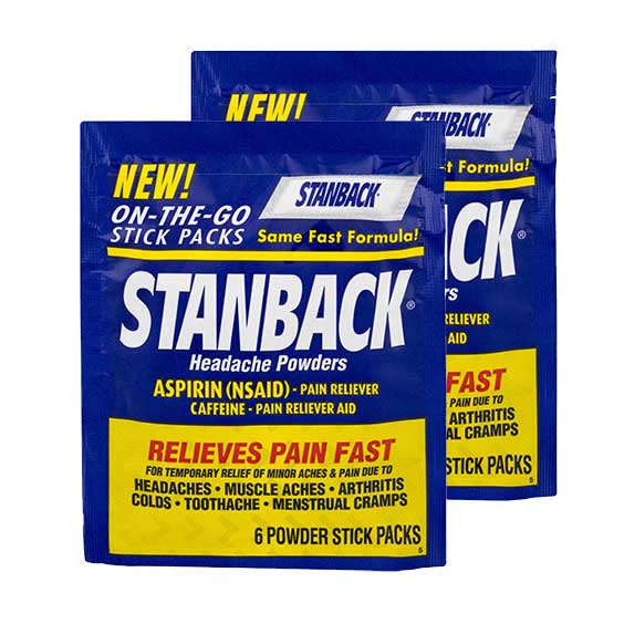 Stanback Pain Reliever 6-pack Powders - CB Distributors, Inc.