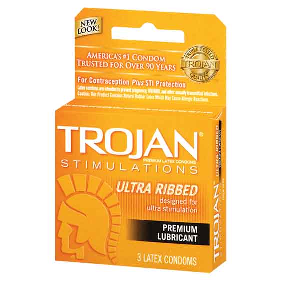 Trojan Ribbed Condoms Cb Distributors Inc