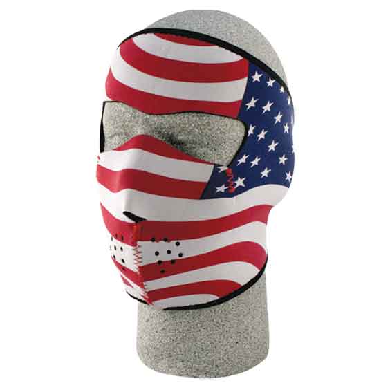 Flag Stars & Stripes Neoprene Face Mask - CB Distributors, Inc.