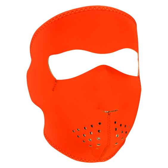 Orange Neoprene Face Mask - CB Distributors, Inc.