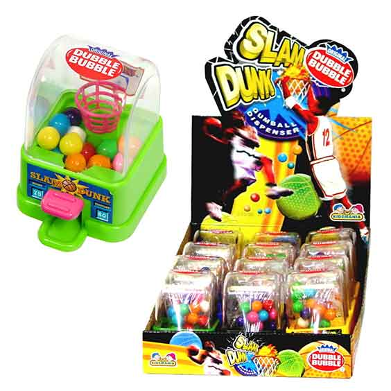 Dubble Bubble Slam Dunk Gumball Dispenser - CB Distributors, Inc.