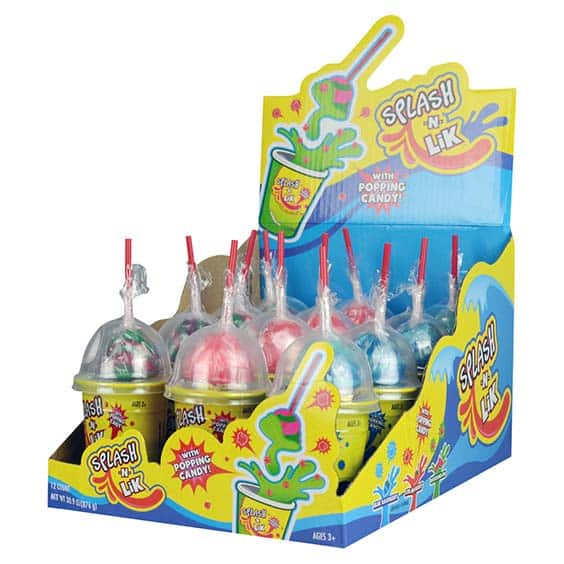 Splash N Lik Lollipop with Popping Candy - CB Distributors, Inc.
