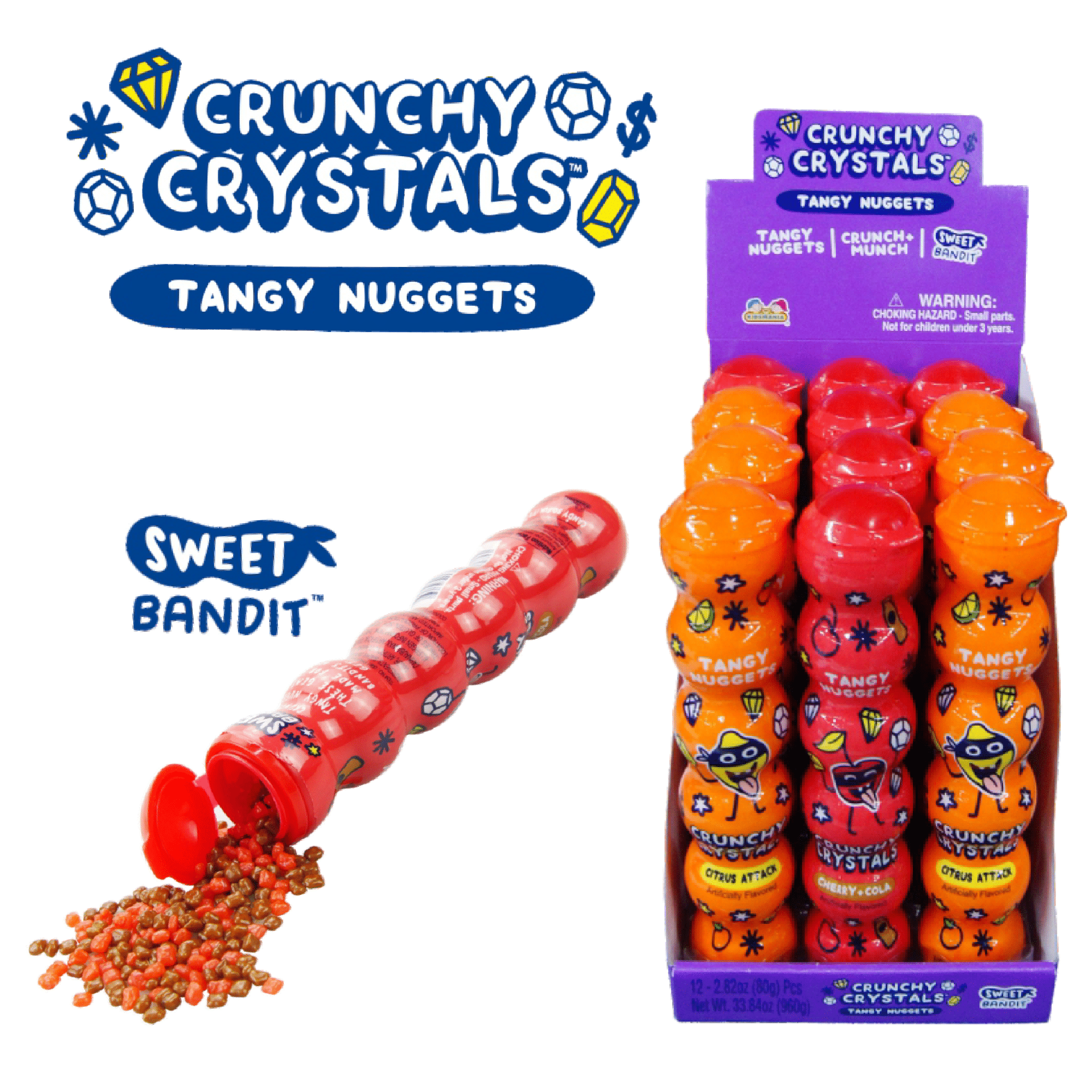 Crunchy Crystals Tangy Nuggets - CB Distributors, Inc.