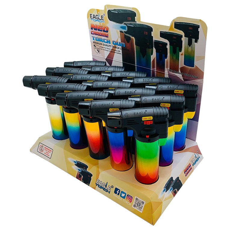 Eagle Torch 4" Neo Chrome Torch Lighters