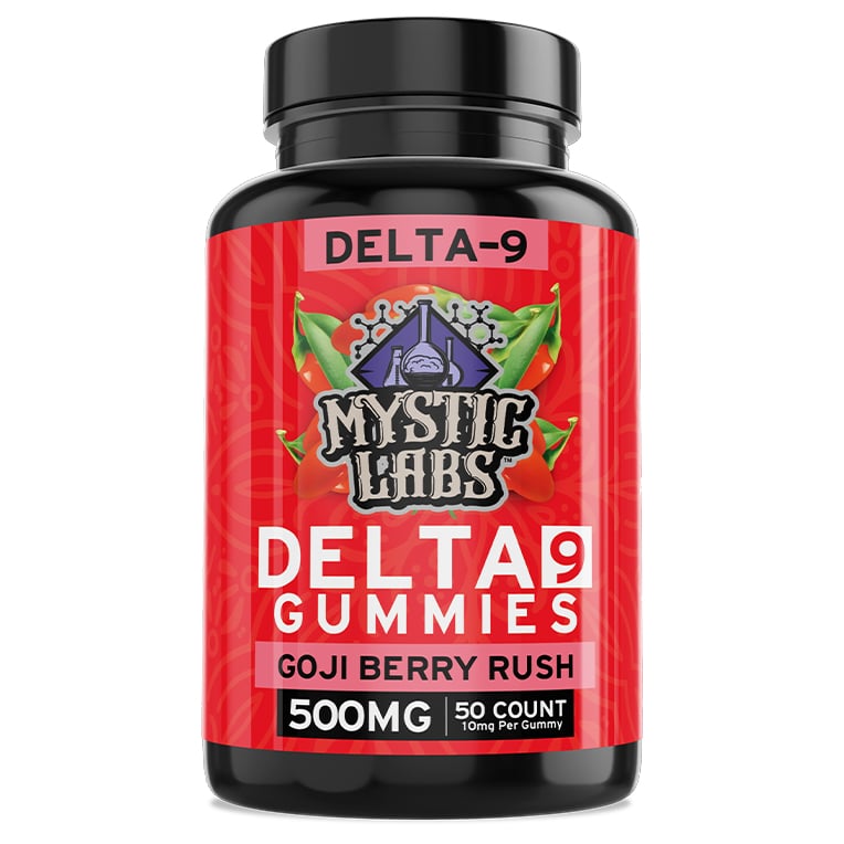 Mystic Labs 500mg Delta-9 Goji Berry Gummies 50ct - CB Distributors