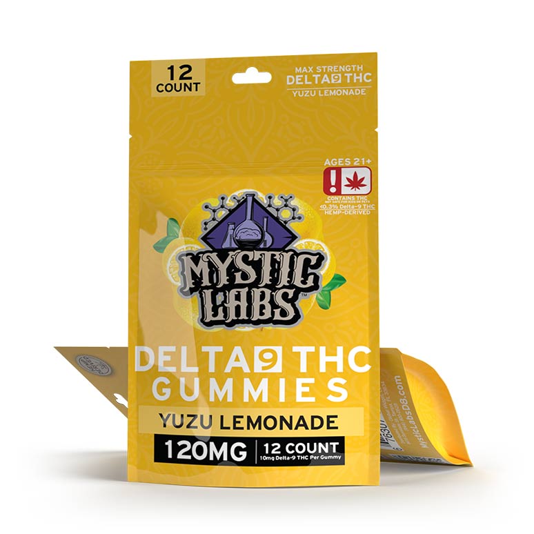 Mystic Labs 120mg Delta-9 Lemonade Gummies 12-Pack