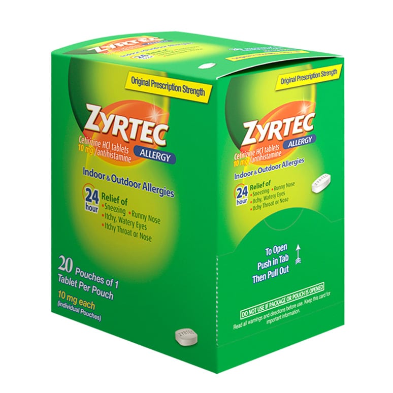 Zyrtec 1PK Dispenser Box